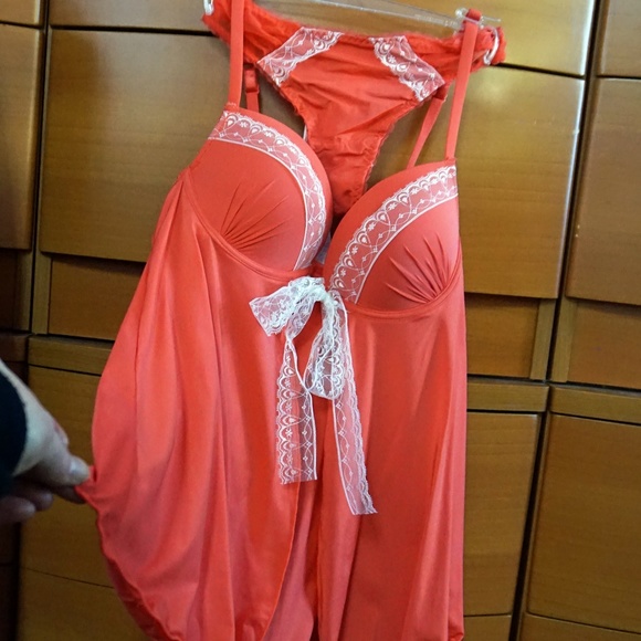 LAUMA EUROPE | Intimates & Sleepwear | Push Up Babydoll Set Thongs Made ...